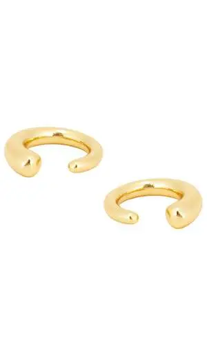 MIRANDA FRYE Bella Ear Cuff Earrings In Metallic