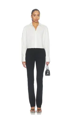 Simkhai Renata Cropped Button Down Shirt