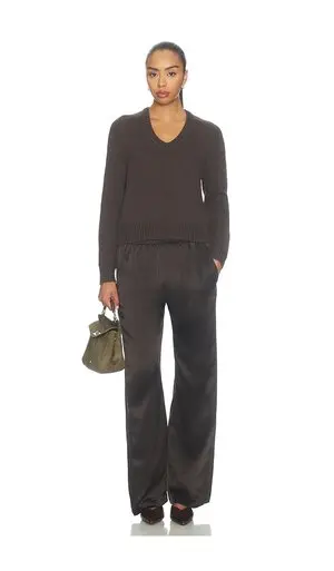 NILI LOTAN Vicki Sweater In Brown