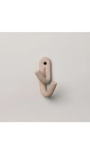 SIN Leggy Crossed Wall Hook In Ivory