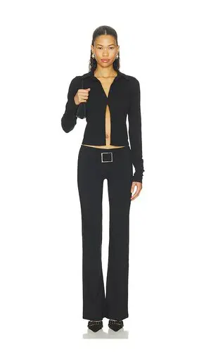ALL THE WAYS Stefanie Button Up Top