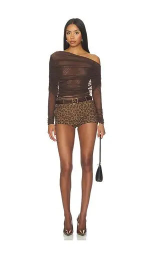 Line & Dot Marceline Asymmetrical Top