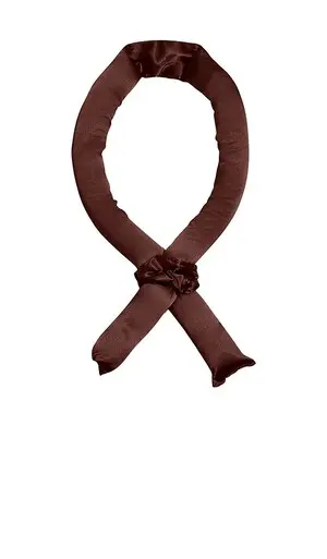 KITSCH Xl Satin Heatless Curling Set - Chocolate