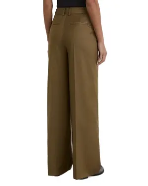 REISS Adie Wool Stretch Wide Leg Pants