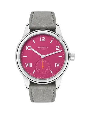 NOMOS GLASHUTTE Club Campus Deep Watch, 36mm - Pink