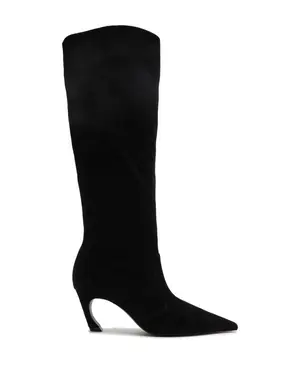 Schutz Lexi Mid Slouch Leather Knee High Boots