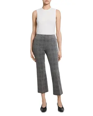 Theory Kick Flare Cropped Pants