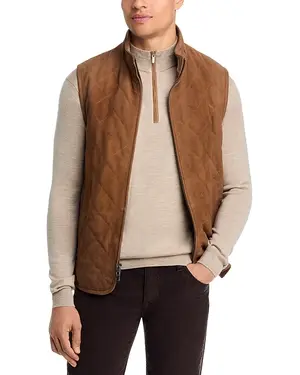 Peter Millar Essex Suede Vest - Sawgrass