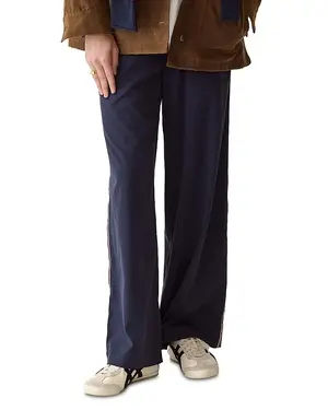 Marine Layer Allison High Rise Twill Pants - Navy