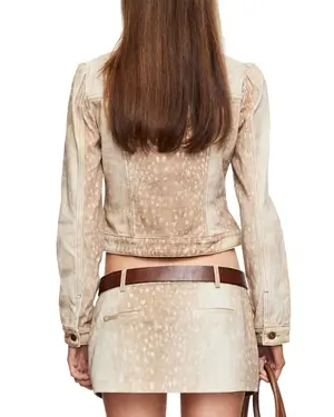Lioness Uptown Cotton Button Front Denim Jacket
