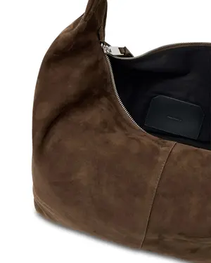 ALLSAINTS Effie S Large Suede Shoulder Bag