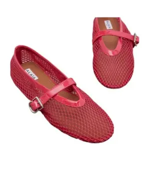 Alaïa Exquisite Mary Jane Shoes - Red