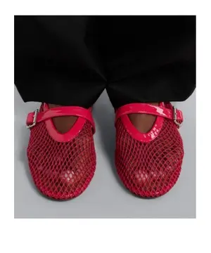 Alaïa Exquisite Mary Jane Shoes - Red