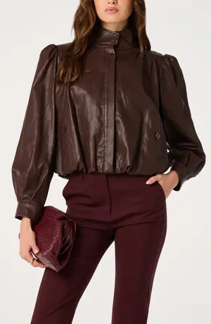 Astr The Label Estero Faux Leather Jacket