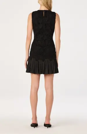 Astr The Label Berklee Lace Pleated Minidress