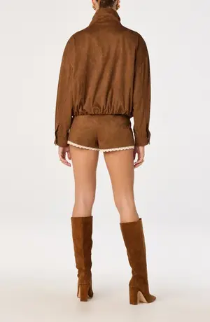 Astr The Label Cooper Faux Suede Jacket