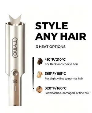 TYMO BEAUTY Curlpro Plus Automatic Curling Iron - Glod