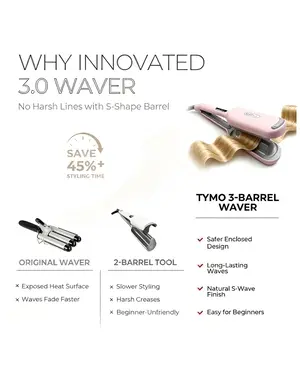 TYMO BEAUTY Rovy Compact Wave Curling Iron