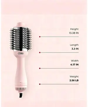 TYMO BEAUTY Volumizer Hot Air Brushes - Pink