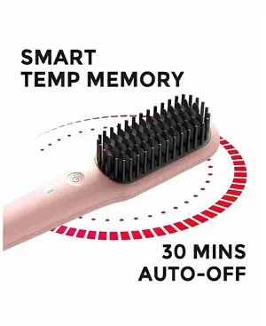 TYMO BEAUTY Ionic Mini Hair Straightening Brushes - Pink