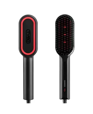 TYMO BEAUTY Ionic Plus Hair Straightening Brush - Black