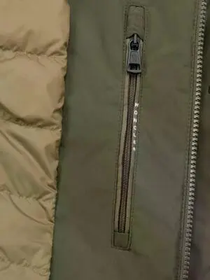 Moncler Evrine Hooded Logo-patch Coat