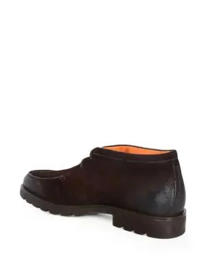 Santoni Suede Panelled Desert Boots