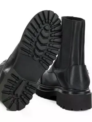 SUMMERY COPENHAGEN Buckle-detail Chunky-sole Boots