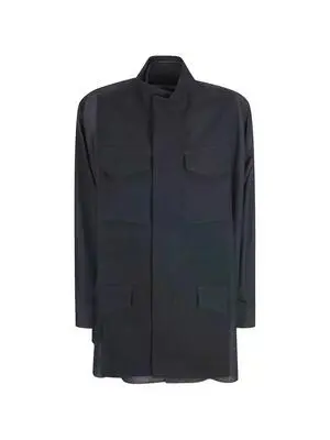 Sacai Suiting Crepe-satin Shirt