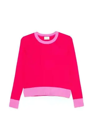 From Future Colourblock Ribbed-trim Sweater - Pink
