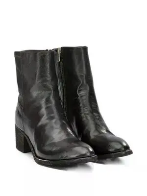 Officine Creative Denner 127 Block-heel Leather Boots