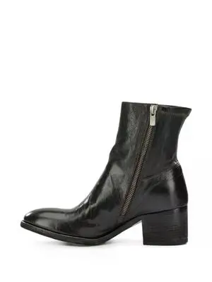 Officine Creative Denner 127 Block-heel Leather Boots