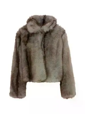 FRACOMINA Faux-fur Cropped Jacket