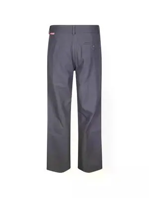 GR10K Replicated 10005 Pleated Straight-leg Trousers