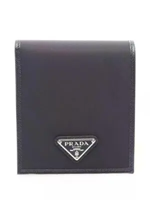 Prada 2010s Saffiano Bi-fold Wallet - Black