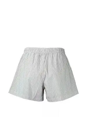 THE LADY AND THE SAILOR X Marissa Collections Flutter Striped Shorts