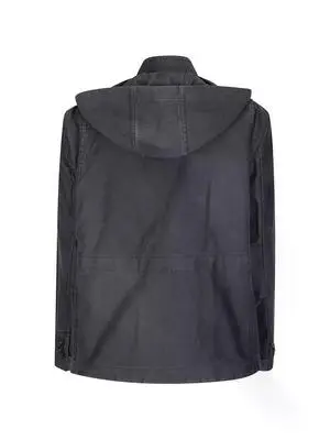 Sacai Sueded Cotton Hooded Jacket