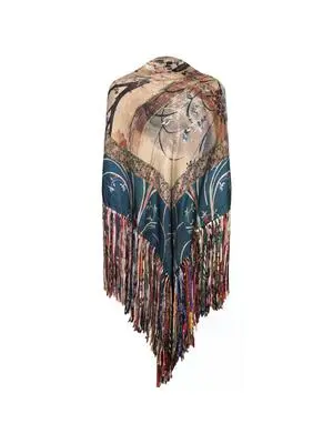 PIERRE-LOUIS MASCIA Fringe-trimmed Printed Scarf