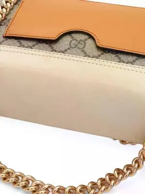 Gucci 2010s Small Padlock Gg Supreme Shoulder Bag