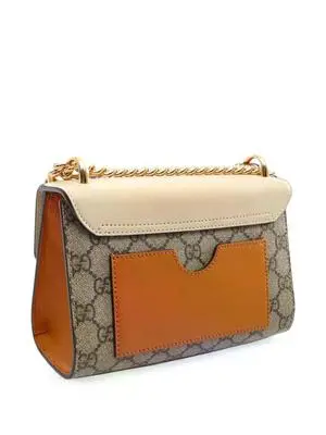 Gucci 2010s Small Padlock Gg Supreme Shoulder Bag - Neutrals