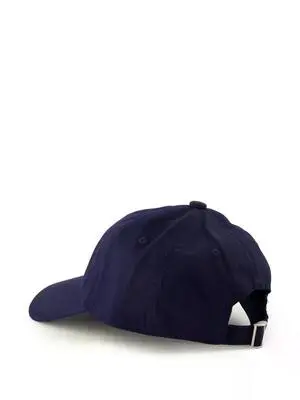 Drole De Monsieur Slogan Embroidered Baseball Cap - Blue