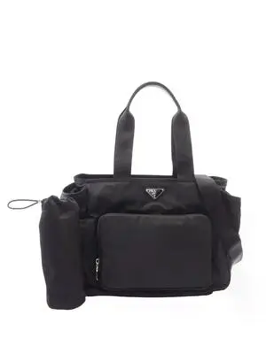 Prada 2013-2026 Re Nylon Satchel - Black
