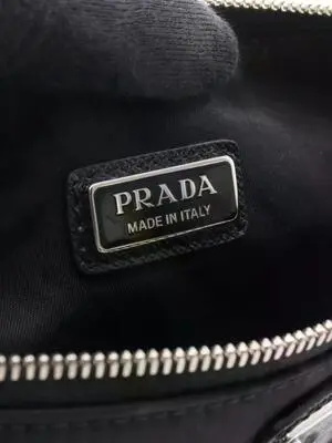 Prada 2020s Triangle Logo Pouch