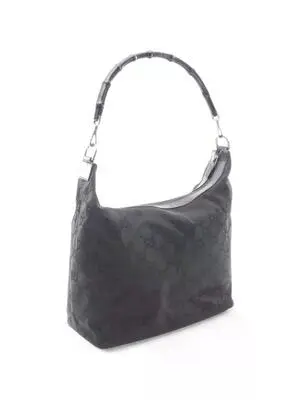 Gucci 2000s Bamboo Gg Shoulder Bag