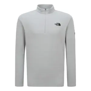 The North Face Basodino Long Sleeve Zip-up Asia Sizing - Light Grey