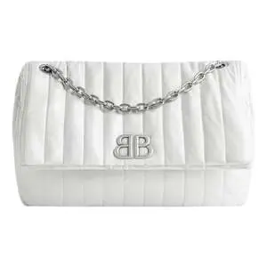 Balenciaga (wmns) Balenciaga Monaco Medium Chain Bag Quilted 'off White' Off White