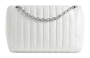 Balenciaga Monaco Medium Chain Bag Quilted - Off White