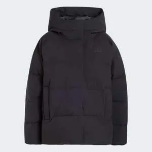 Adidas Helionic Down Puffer Hooded Jacket - Black