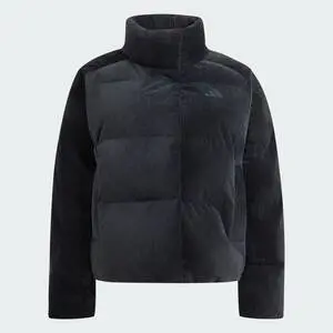 Adidas Helionic Down Puffer Velour Jacket - Black