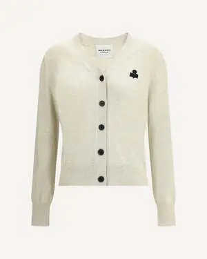 MARANT ETOILE Karina Cardigan - White